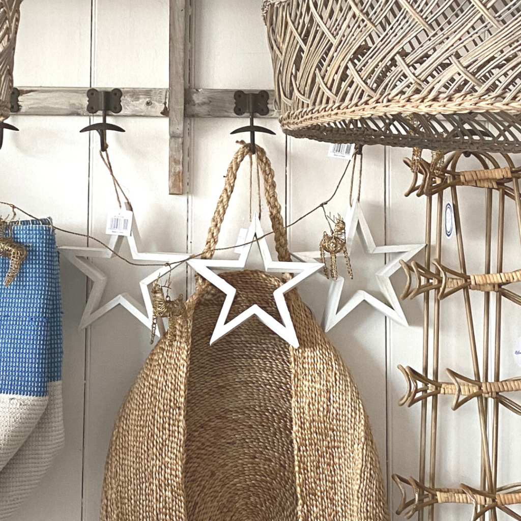 White Wood Simple Star - Tin Coast Life